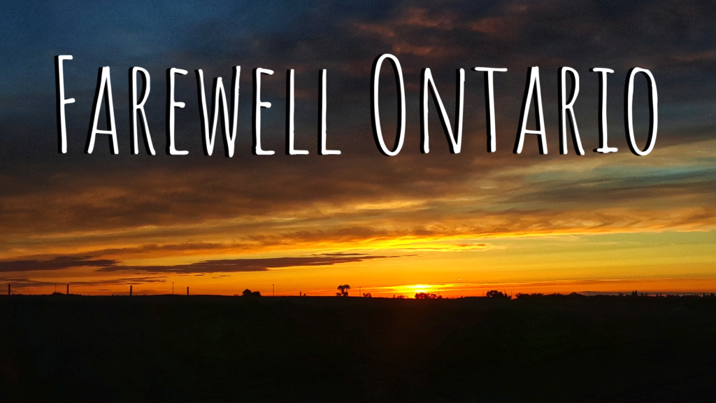 Farewell Ontario | Moosing Around